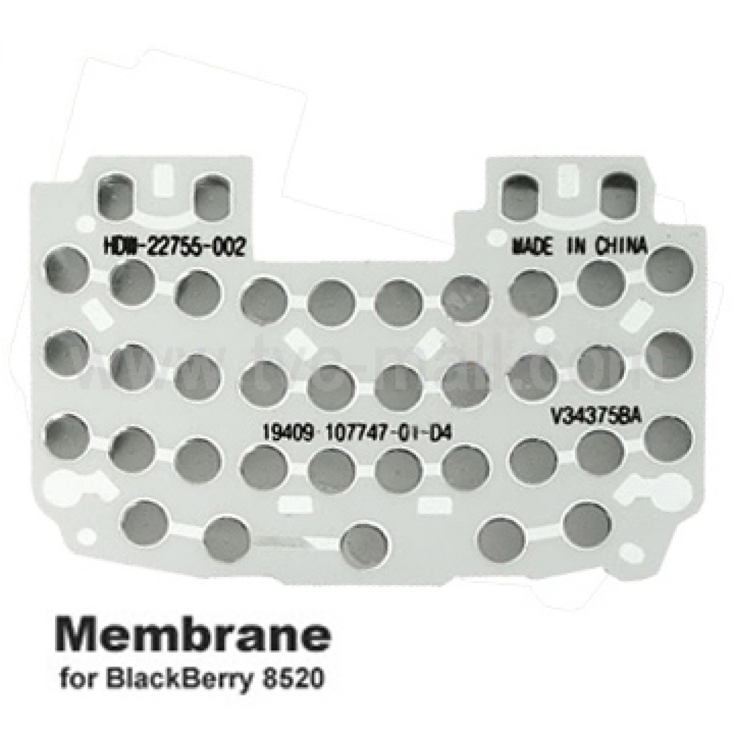 Blackberry 8520 8530 curve keyboard membrane - TanStarTrade