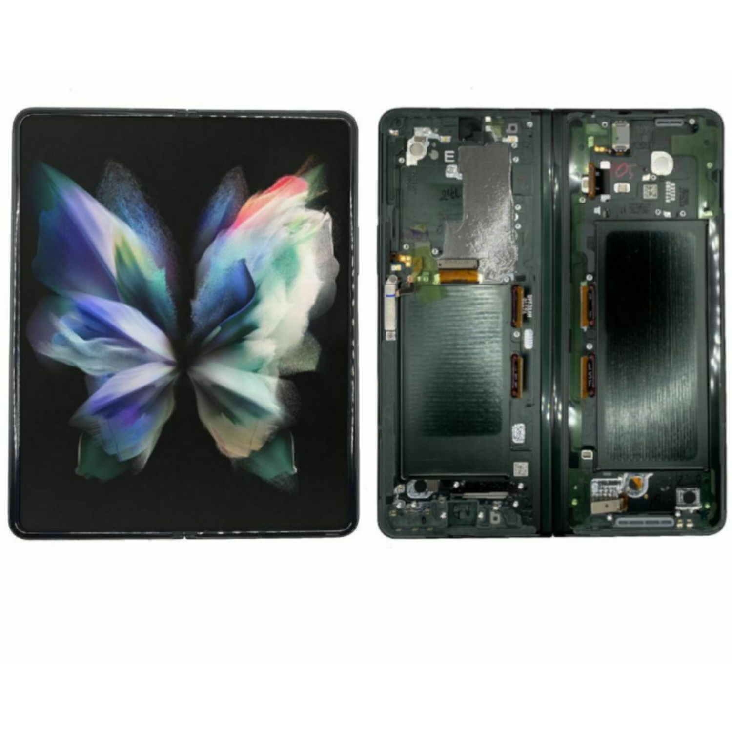 Inside Main LCD Assembly with frame for Samsung Galaxy Z Fold 3 5G F926 ...